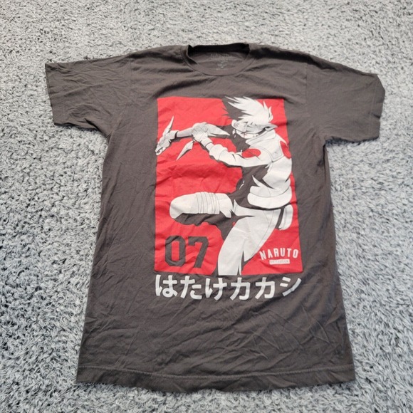 Naruto | Shirts | Naruto Shippuden Shinobi Shirt Mens Medium Gray ...